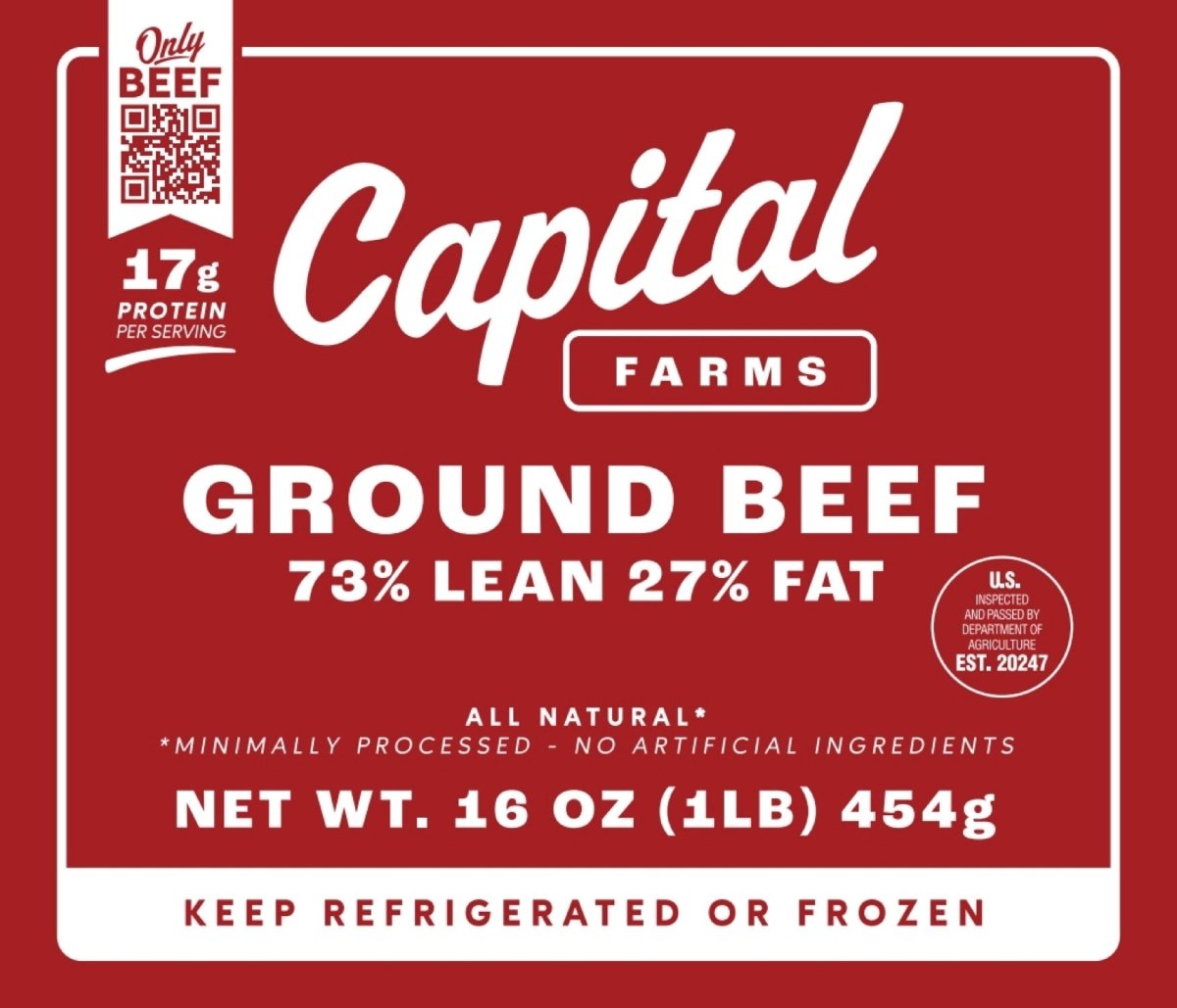 Ground Beef & Patties – Capital Farms Meats & Provisions