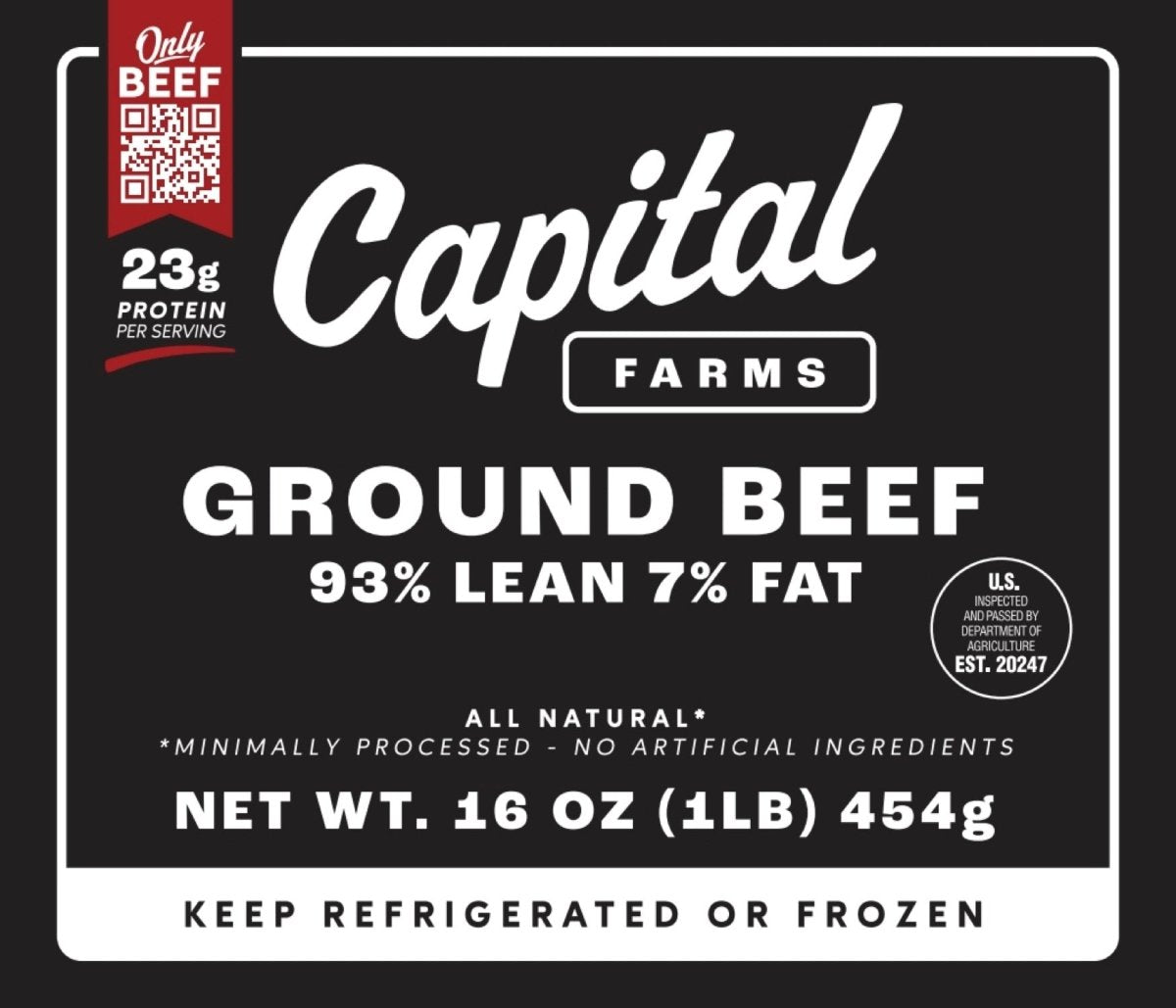 Ground Beef | Premium Corriente Ground Beef – Capital Farms Meats ...