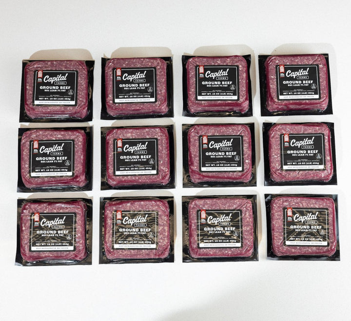 Local Ground Beef & Premium Hot Dogs – Capital Farms Meats & Provisions